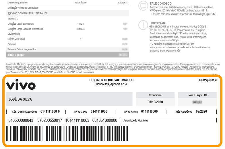 Vivo | Nova Fatura Convergente